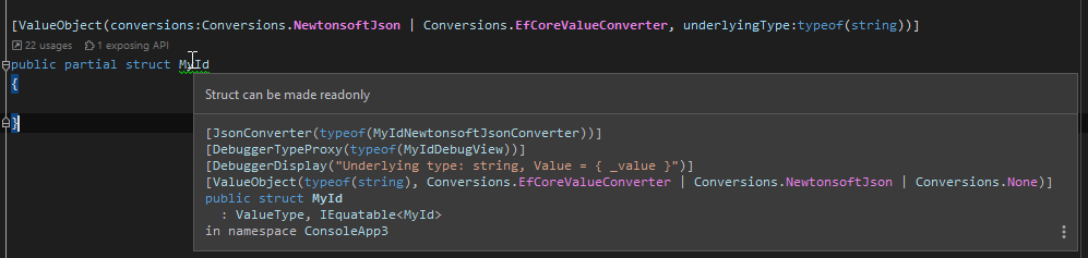 Conversions not being generated · Issue #77 · SteveDunn/Vogen · GitHub
