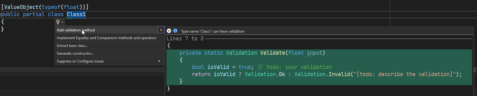 Code fixers should use language aliases · Issue #283 · SteveDunn/Vogen · GitHub