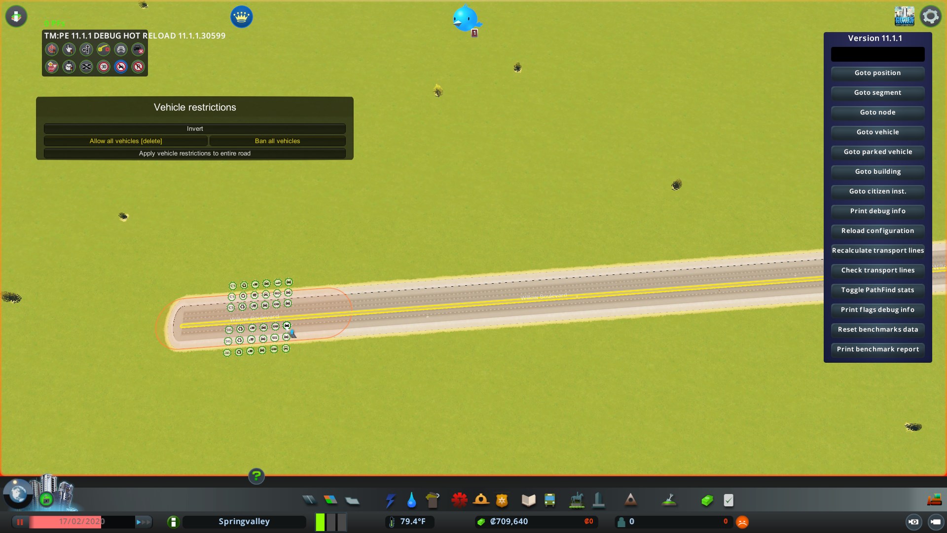 Add lane highlight to Vehicle Restrictions tool · Issue #681 · CitiesSkylinesMods/TMPE · GitHub