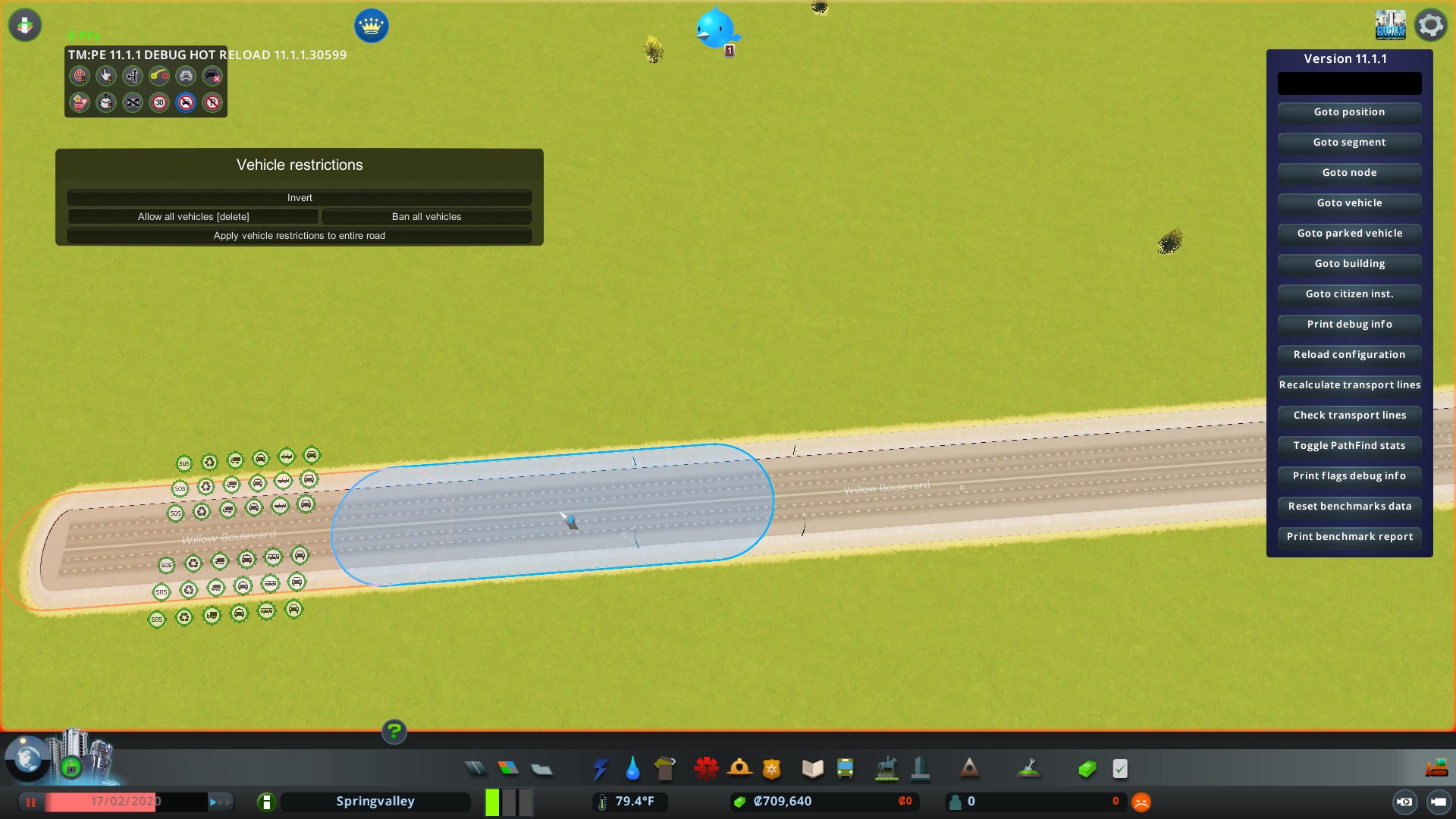 Add lane highlight to Vehicle Restrictions tool · Issue #681 · CitiesSkylinesMods/TMPE · GitHub