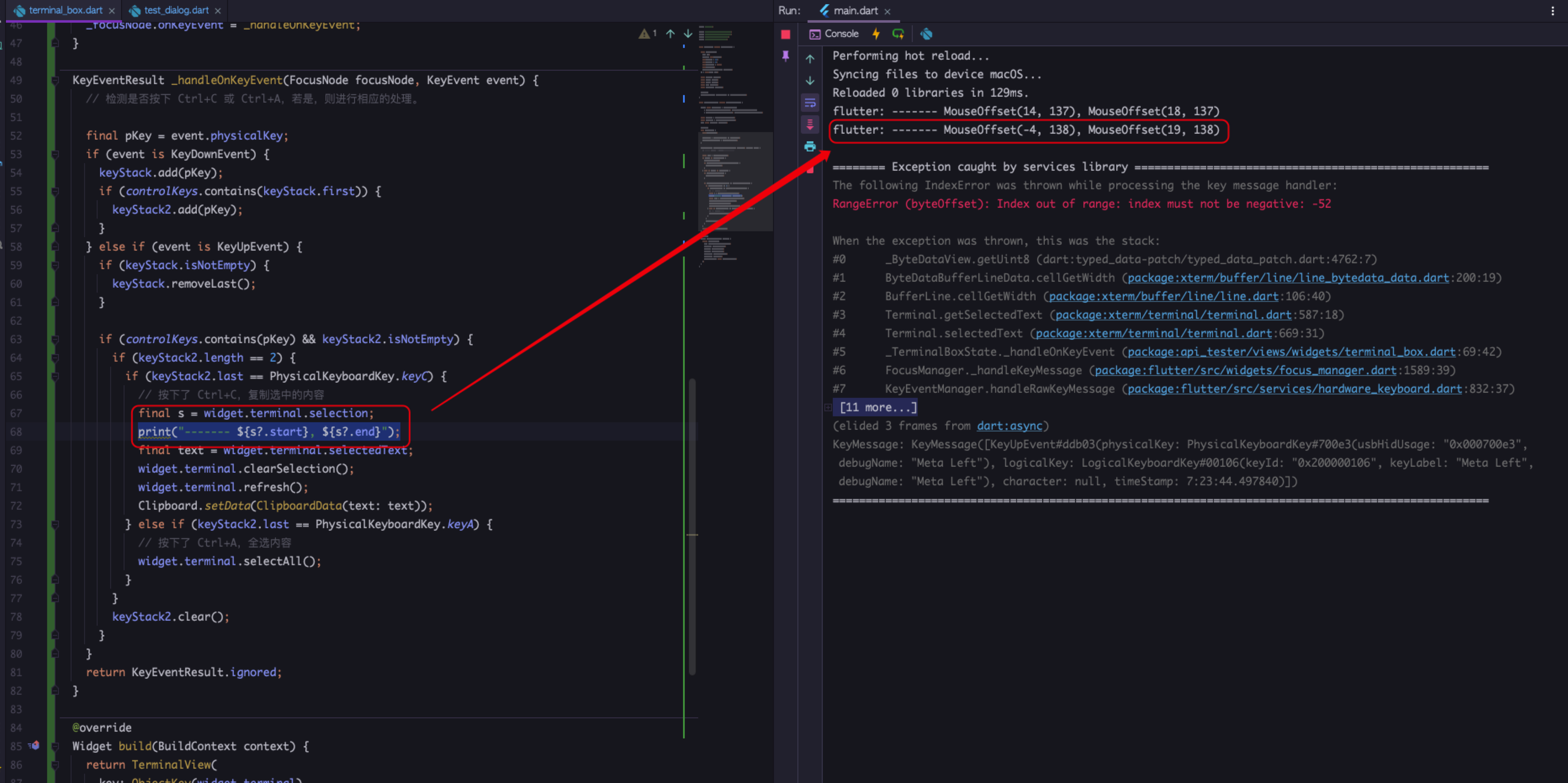 [BUG] It throws an error when I call the `selectedText` of `Terminal` instance. · Issue #88 ...