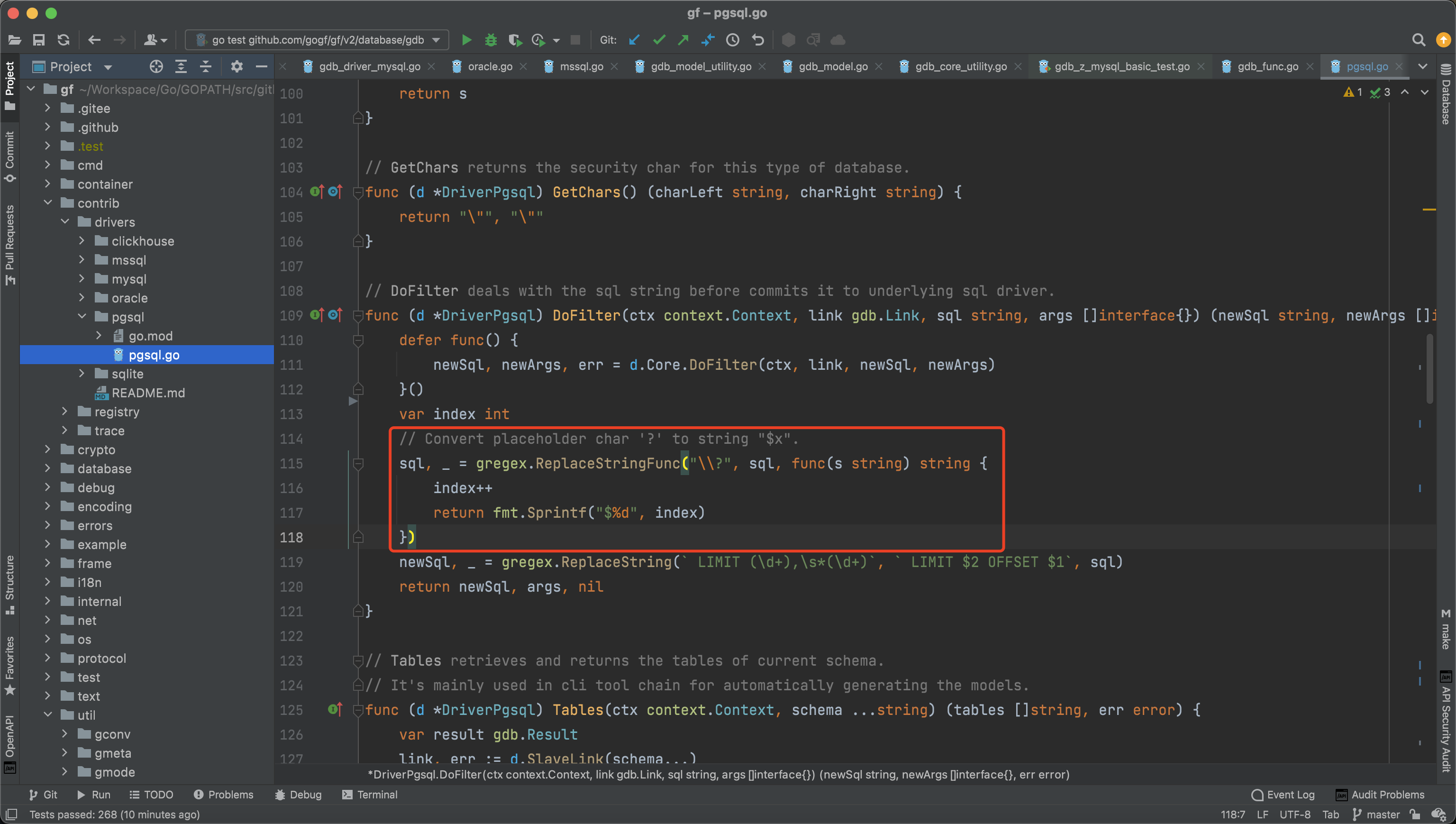 gf的orm配合postgresql的json查询的时候，无法正确处理postgresql中json查询的关键字 · Issue #1537 · gogf/gf · GitHub