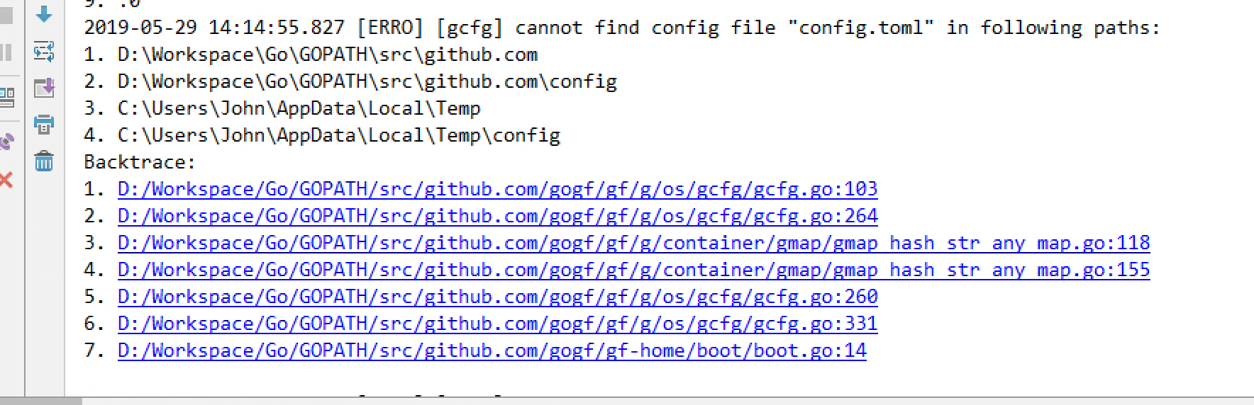 建议glog模块，添加异步功能，以及文本里的err错误可以支持跳转 · Issue #135 · gogf/gf · GitHub