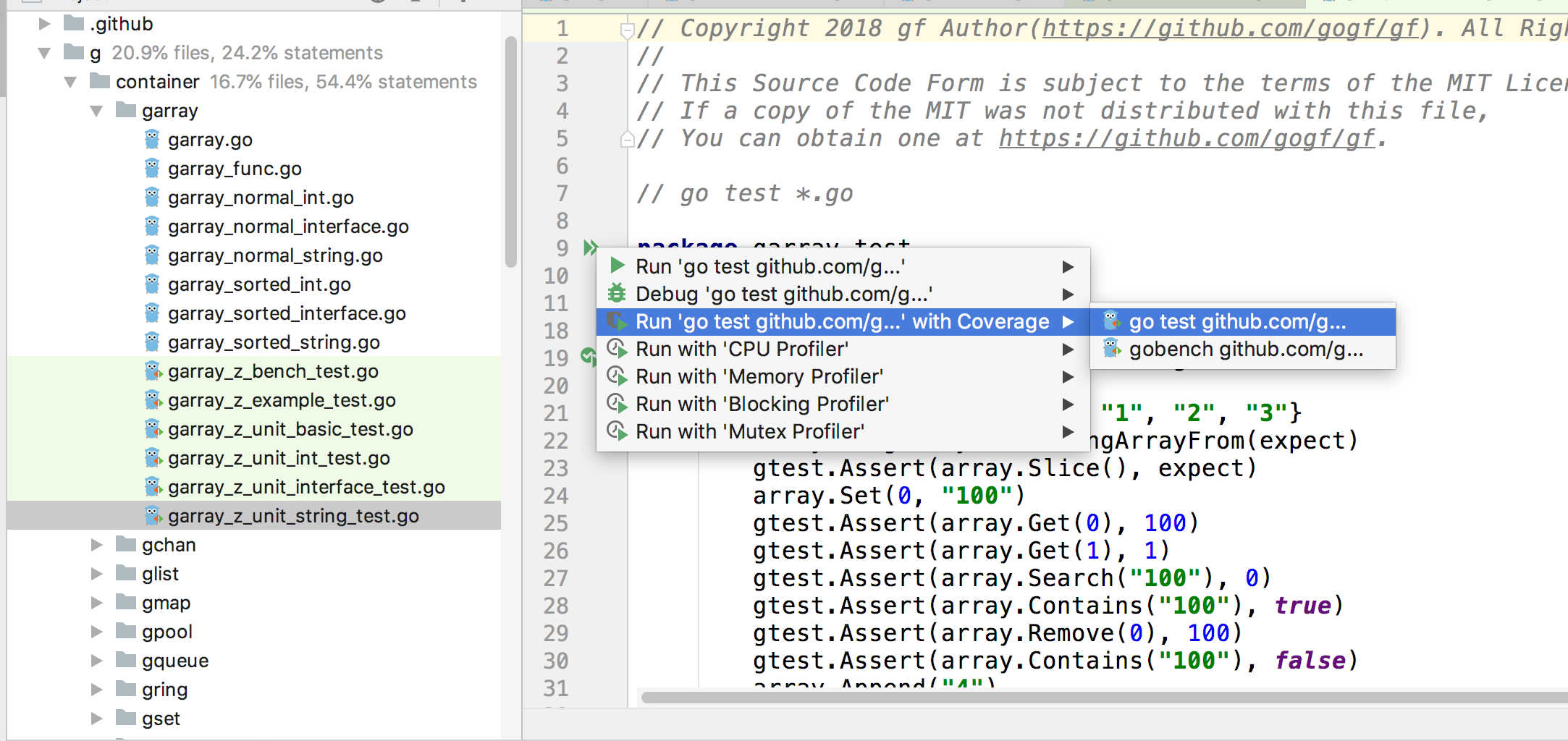 Coverage Rush Plan 1 · Issue #160 · gogf/gf · GitHub