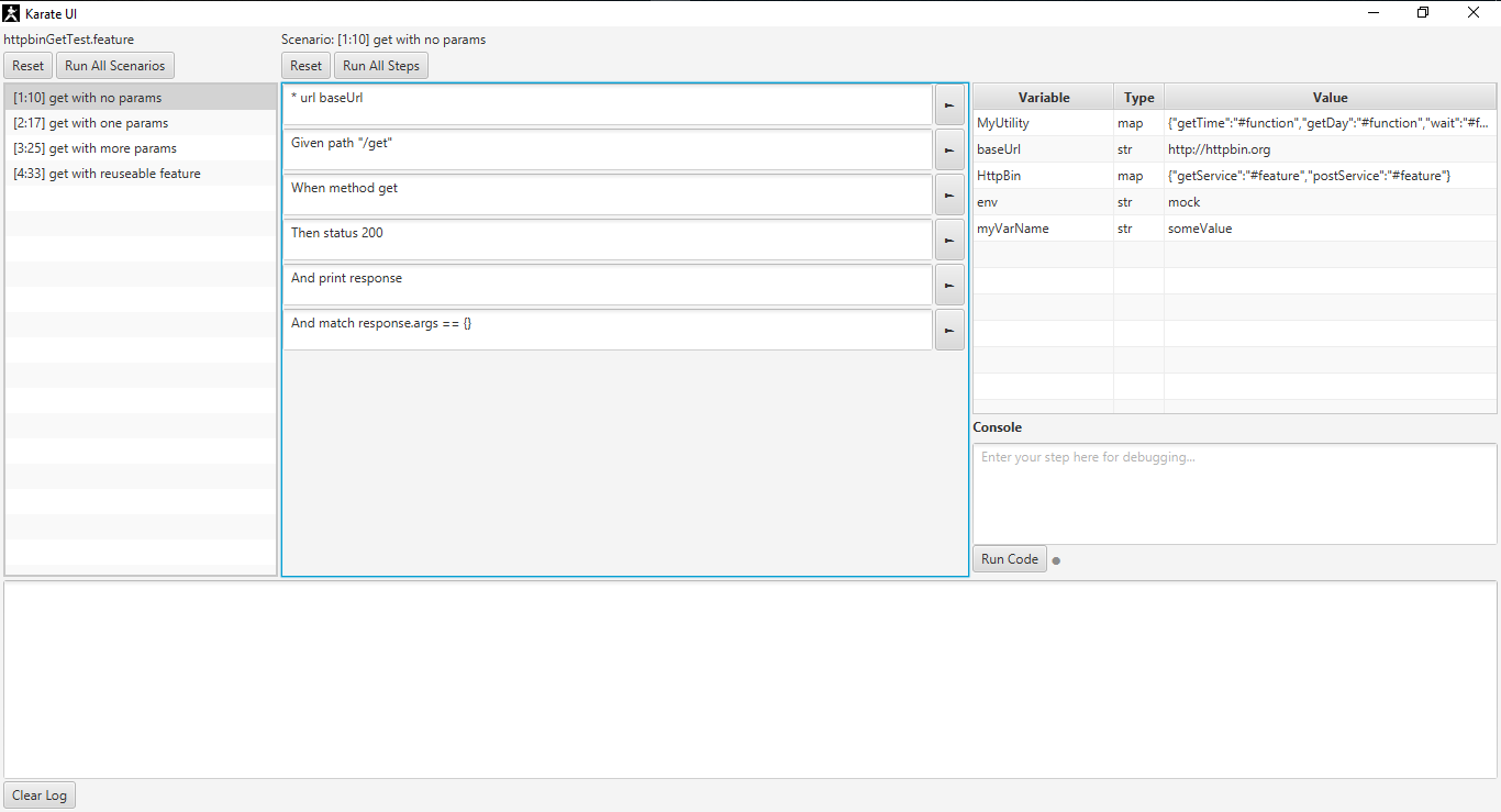 Seperate Debug Console For Karate Ui · Issue 576 · Karatelabskarate · Github
