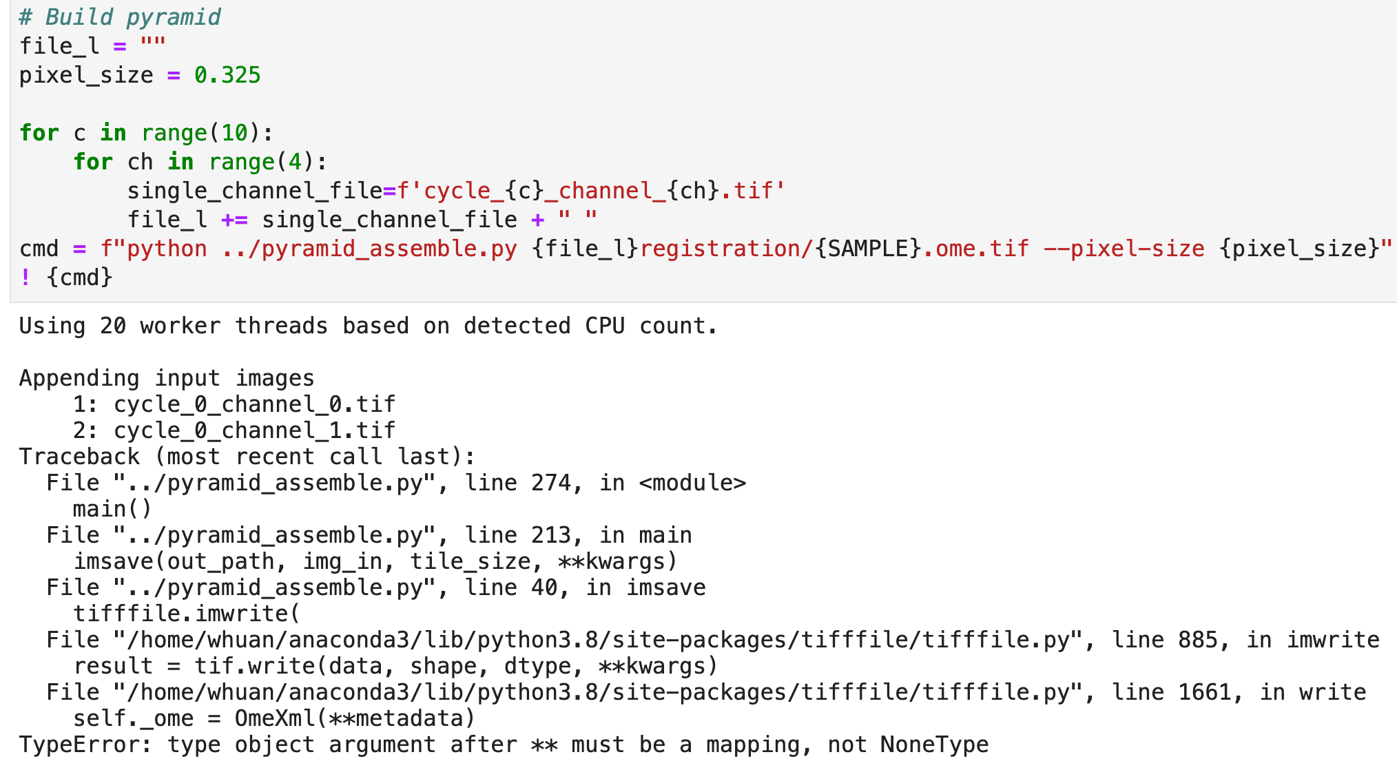 Error: images must be same size for register_translation · Issue #288 ...