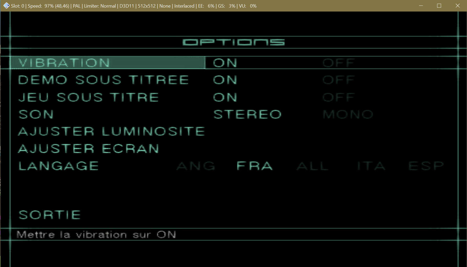 [BUG] Zone of the Enders the 2nd runner: missing text with default cyclerate. · Issue #4091 ...