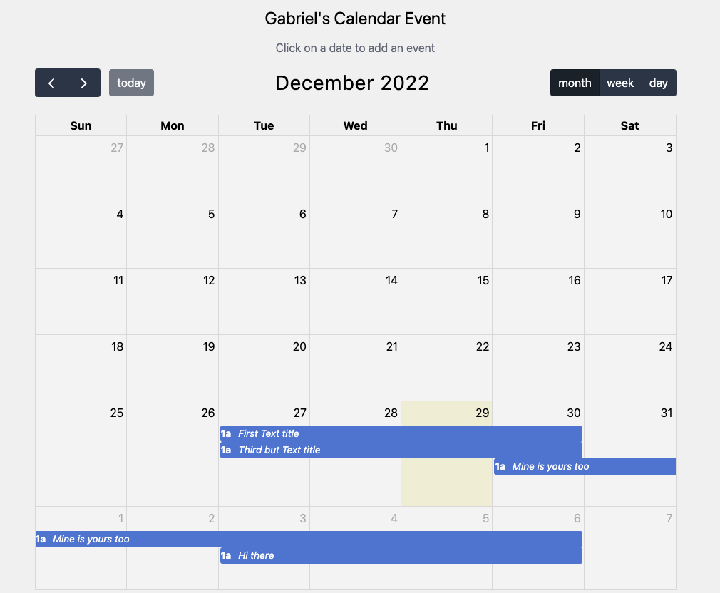 GitHub - topseySuave/kalendar-events
