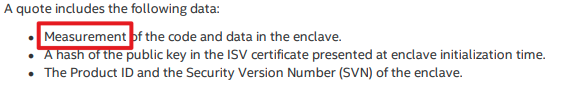 Is Original Sgx Measurements Included In Attestation Report That Produced By Ego · Issue 168