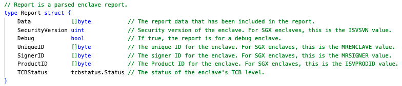 How To Deserialize The Attestation Report · Issue 169 · Edgelesssysego · Github