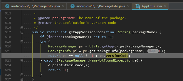 Android 27 与 Android 28 关于versionCode的问题 · Issue #1152 · Blankj/AndroidUtilCode · GitHub