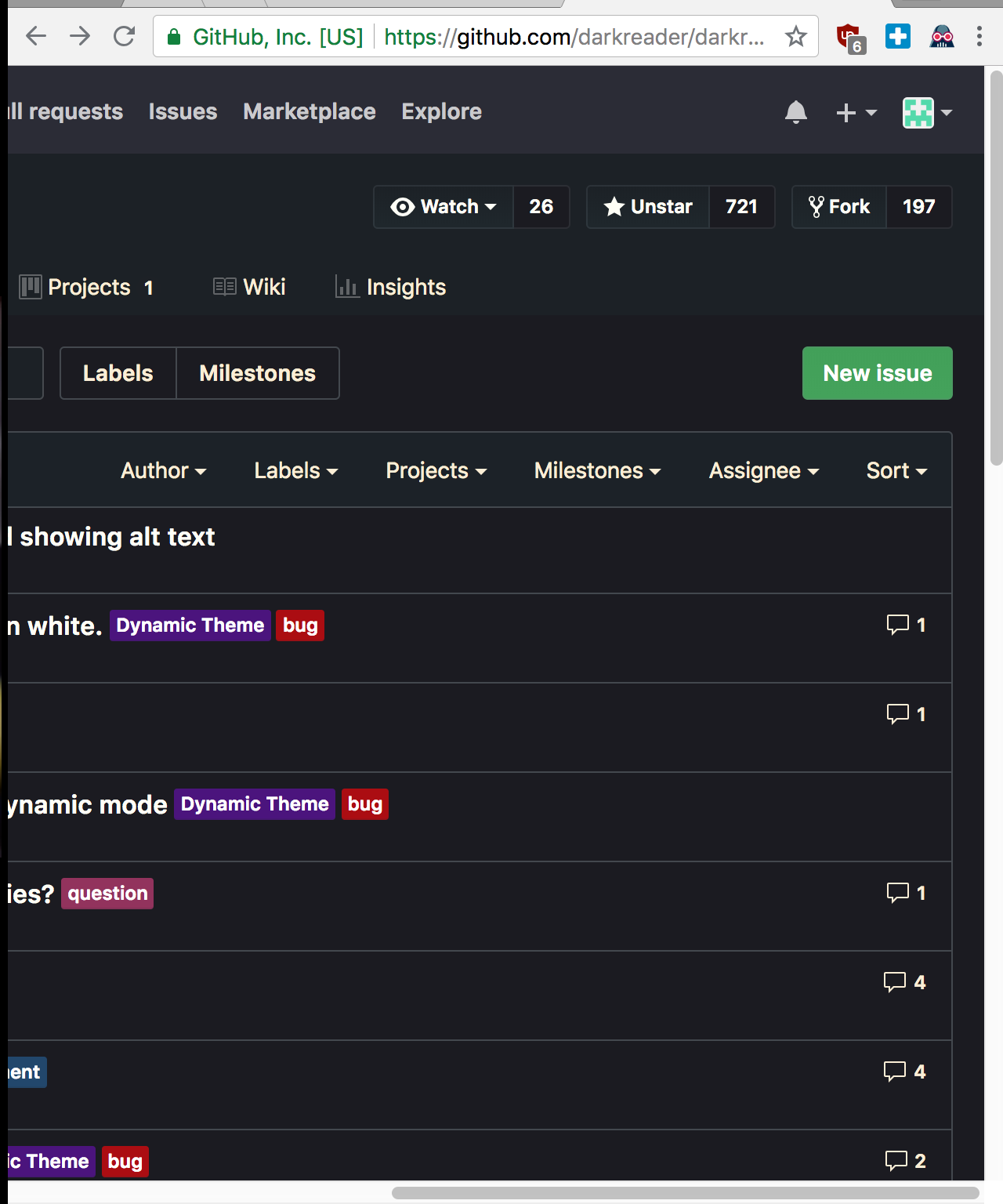 macOS: bright scrollbars when scroll bars are shown automatically based on mouse or trackpad ...