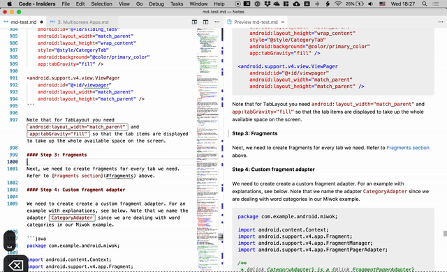 Erratic scrolling when editing certain large markdown files with Preview open · Issue #53545 ...