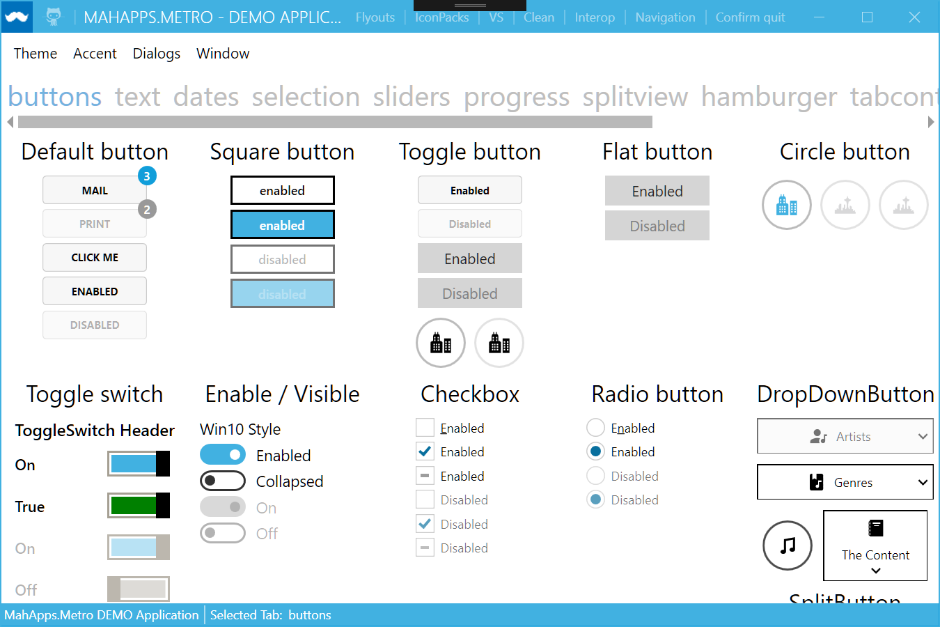 Bad scaling of MetroWindow controls when Windows display scaling is set ...