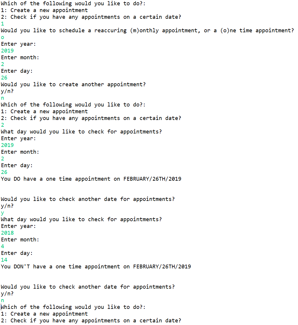 GitHub - ddalcanto/AppointmentPlanner: A simple application made in ...