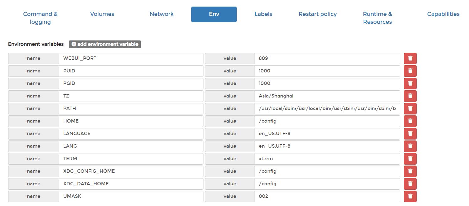 Adding umask parameter in environment don't work · Issue #132 · linuxserver/docker-qbittorrent ...