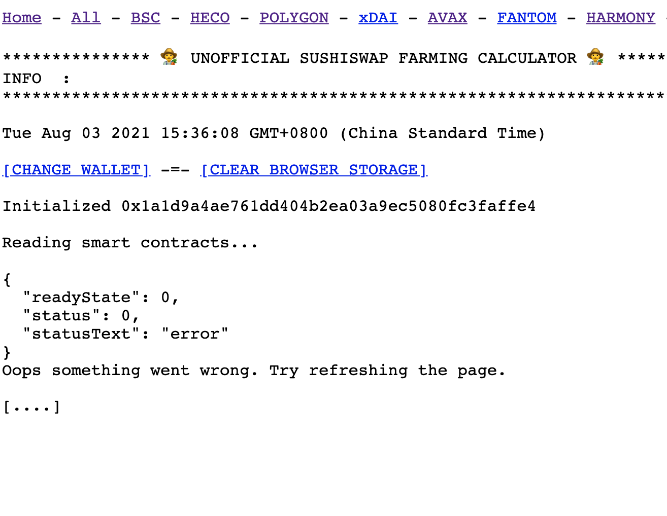 Sushi on Harmony · Issue #1317 · vfat-io/vfat-tools · GitHub