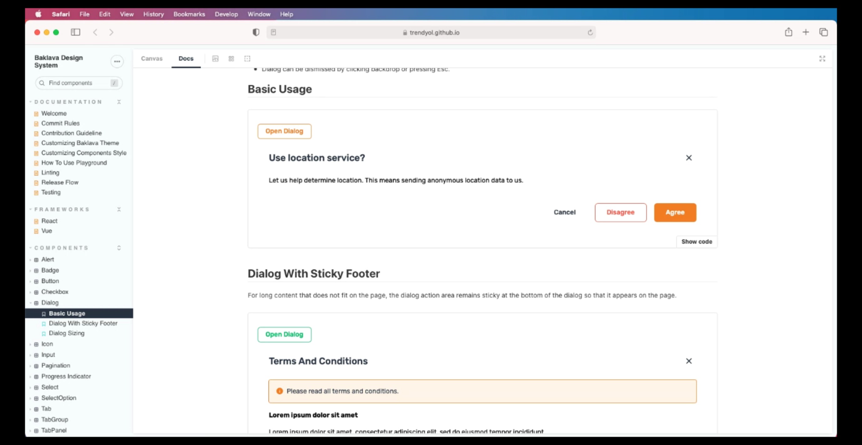 Dialog element is not supported in older versions of browsers · Issue #315 · Trendyol/baklava ...