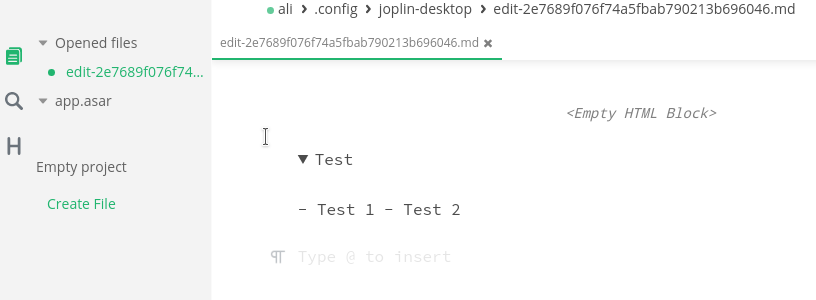 Dropdown summary is not properly rendered. · Issue #2041 · marktext/marktext · GitHub
