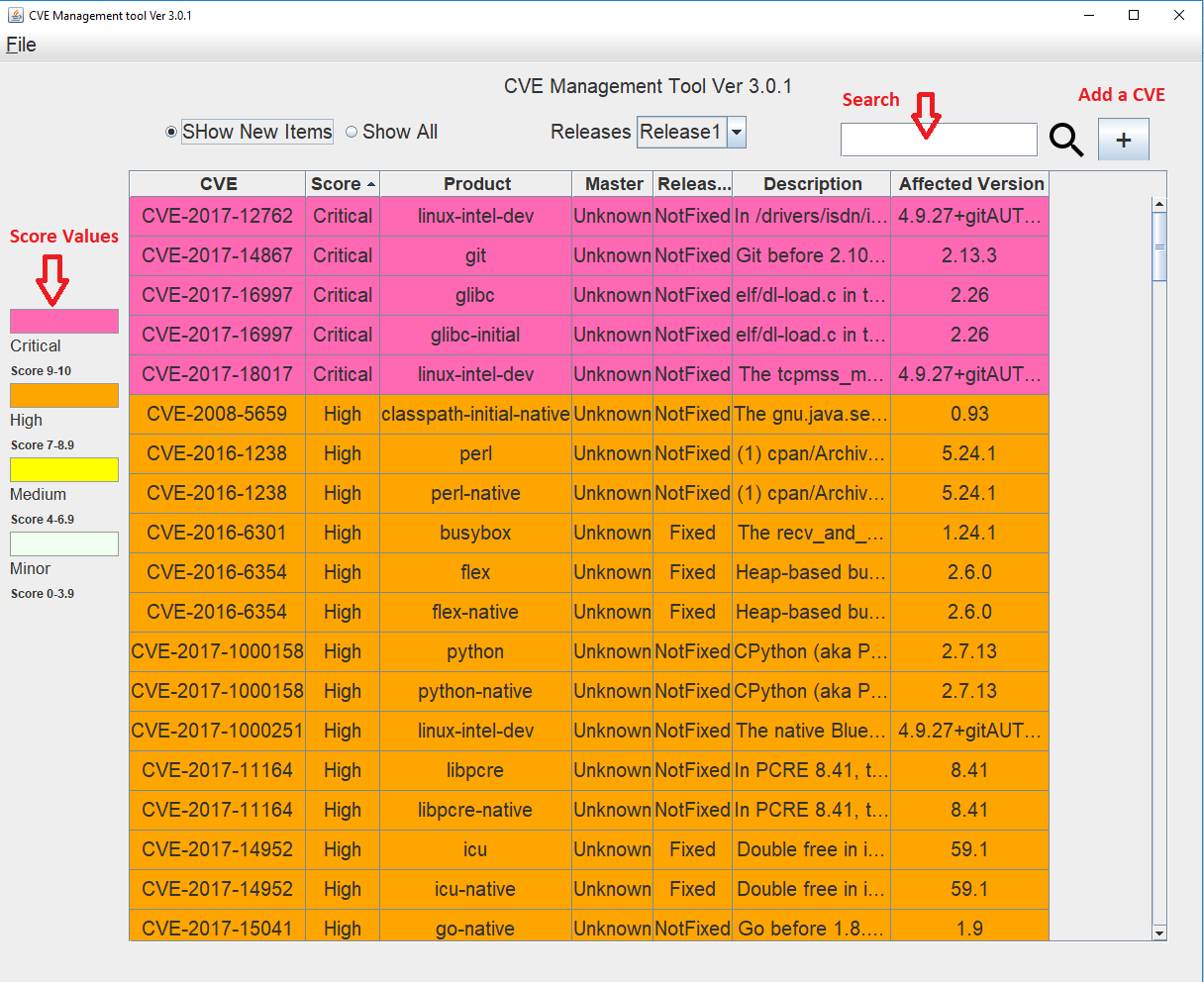 GitHub - bahramGithubRepository/CVE-Management-Tool