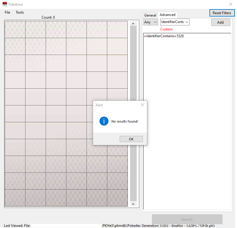 IdentifierContains not working as intended · Issue #4009 · kwsch/PKHeX · GitHub