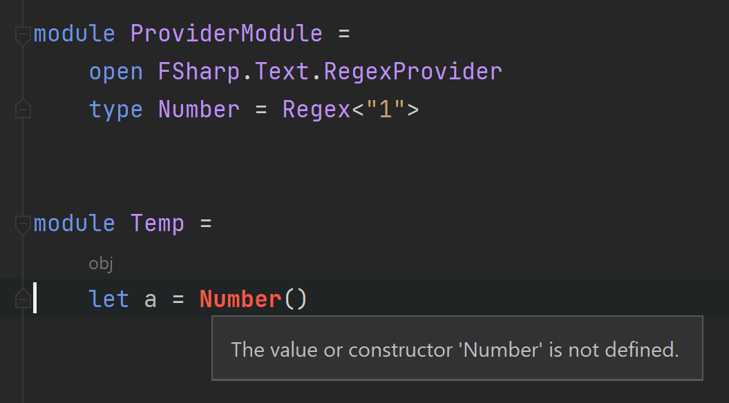 "Unused open" is reported for a module when a provided type abbreviation constructor is used ...