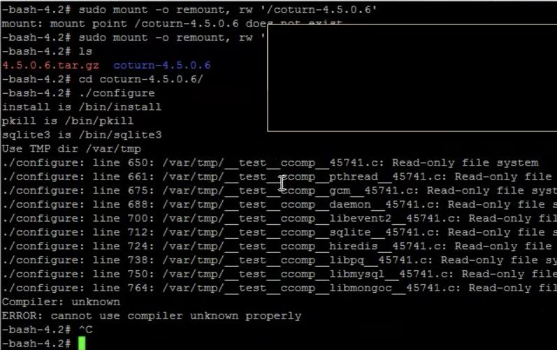 ./configure problem · Issue #122 · coturn/coturn · GitHub