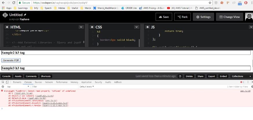 Pdf Not Getting Generated From Second Click · Issue 1569 · Parallax Jspdf · Github