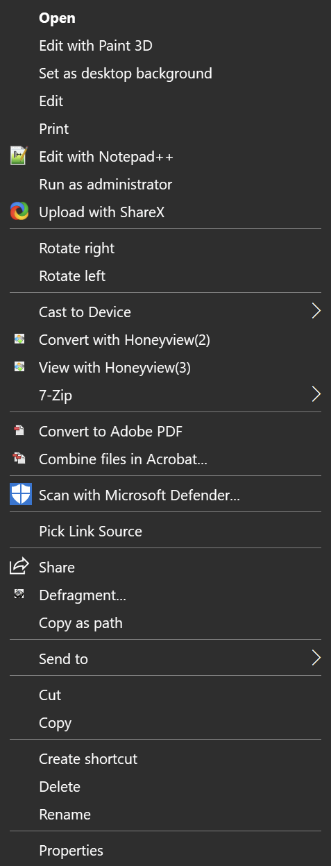 No context menu for any of the options · Issue #28825 · microsoft/PowerToys · GitHub