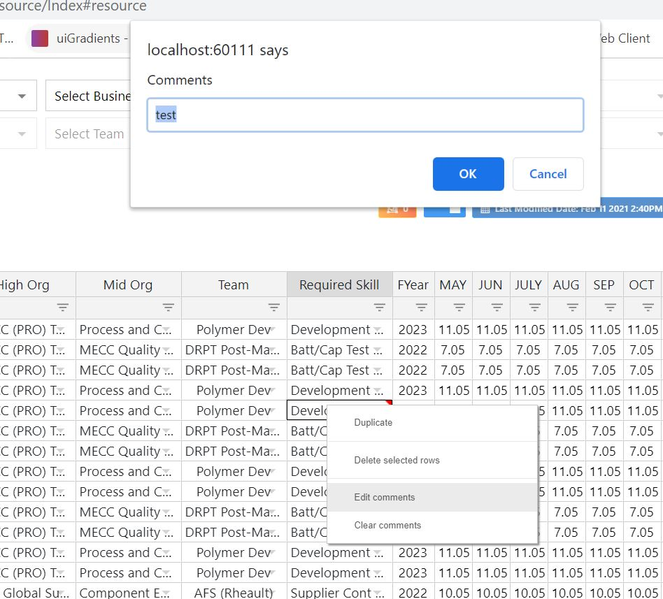 Comments Not Working Properly If We Use Custom Contextmenu · Issue 1315 · Jspreadsheet Ce · Github