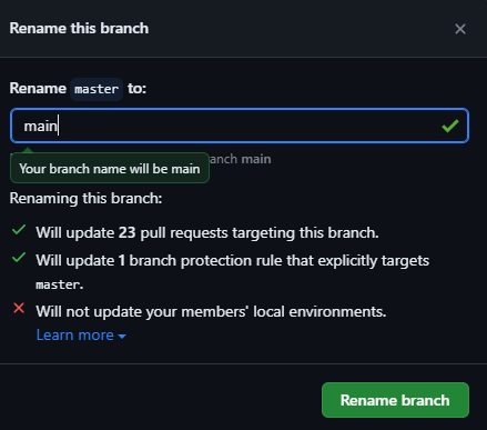 Change default branch name · Issue #9 · SSWConsulting/Northwind365 · GitHub