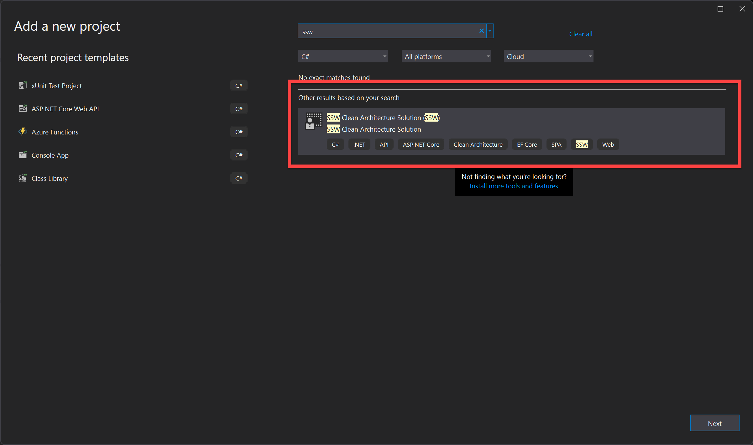 Add Icon to Project Template · Issue #130 · SSWConsulting/SSW.CleanArchitecture · GitHub