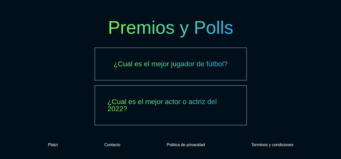 GitHub - Tecdaz/premios_platzi