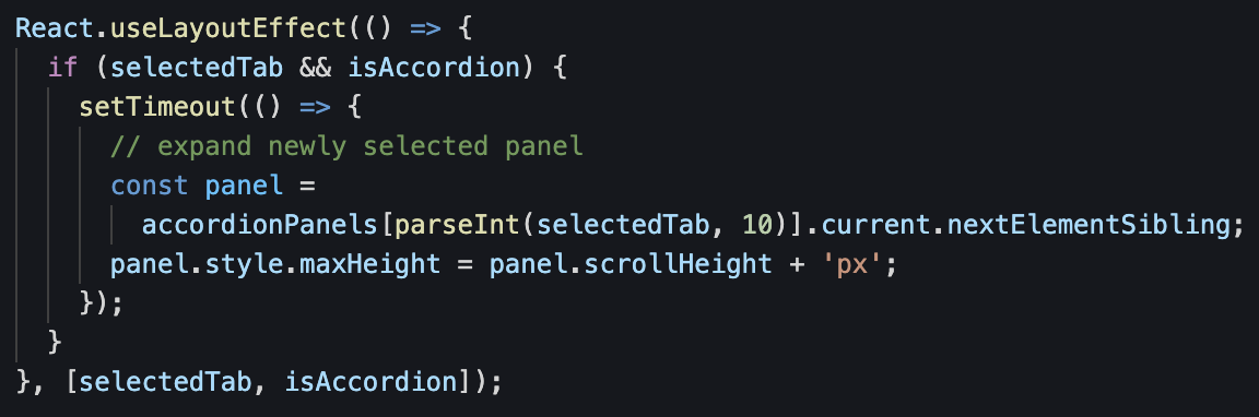 Responsive tabs (tabs on desktop, accordion on mobile) · Zertz react-headless-tabs · Discussion ...