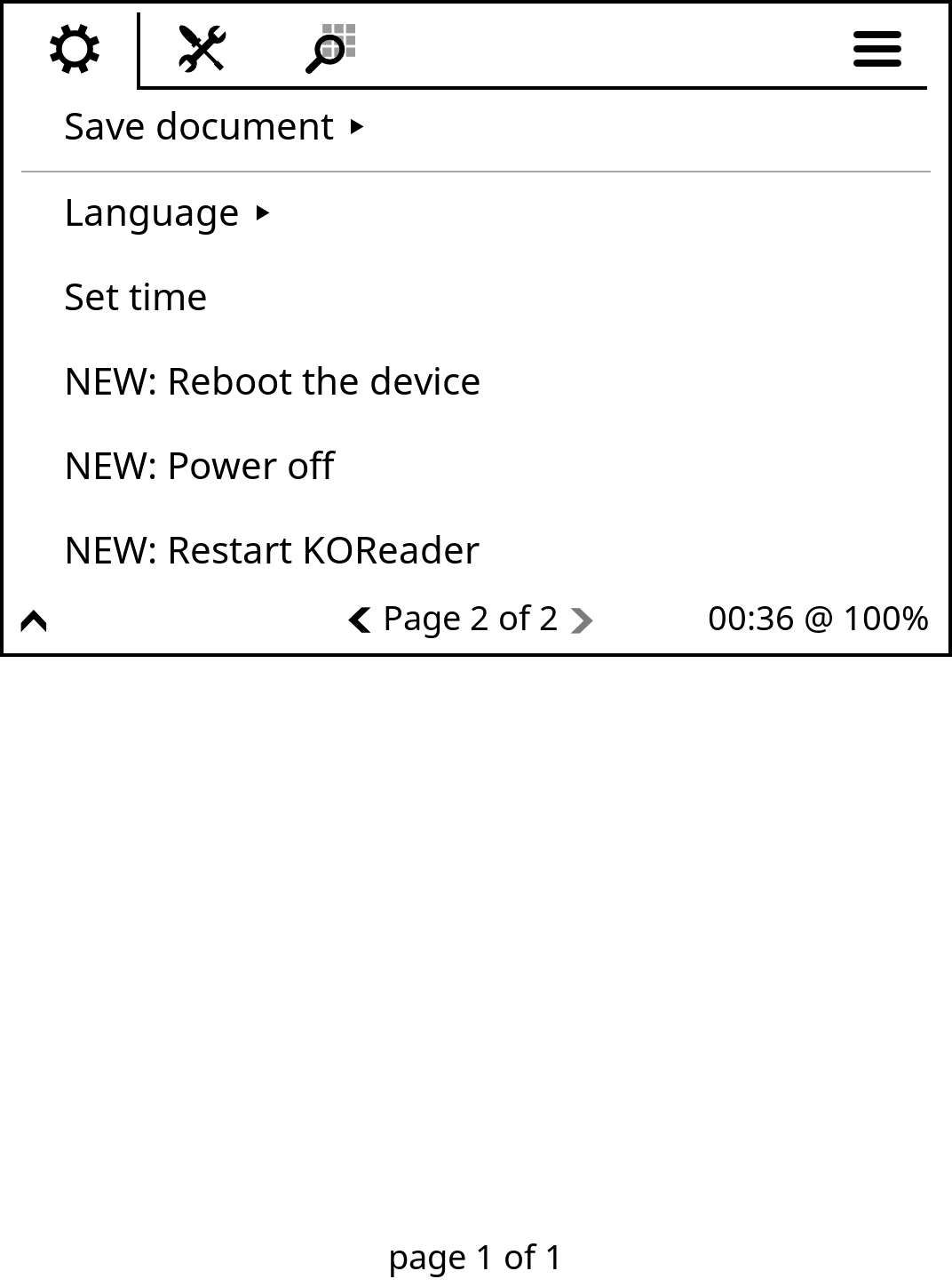 Cannot Disable Menu Items · Issue 3164 · Koreader Koreader · Github