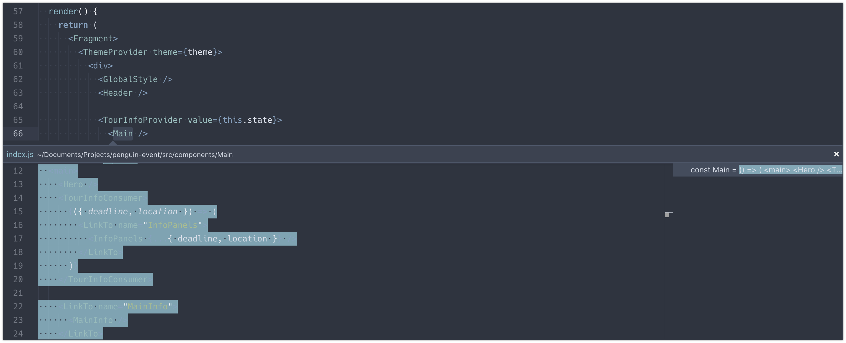 Code inside the peek window is unreadable · Issue #119 · nordtheme/visual-studio-code · GitHub
