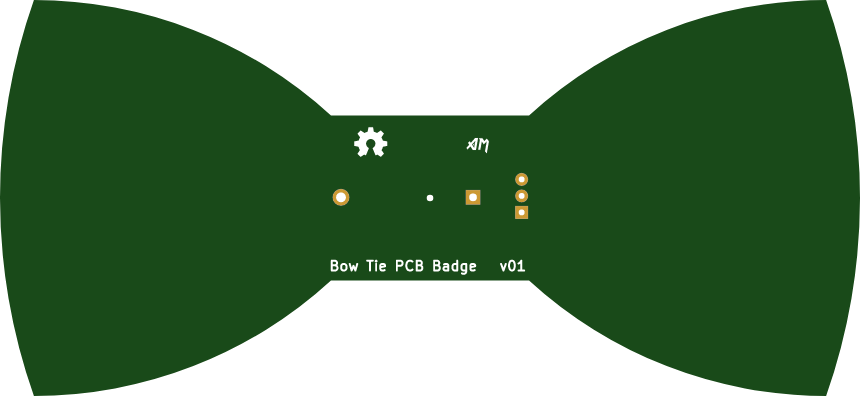 GitHub - tinkererway/Bow-Tie-PCB-Badge-: A wearable Bow Tie PCB badge ...