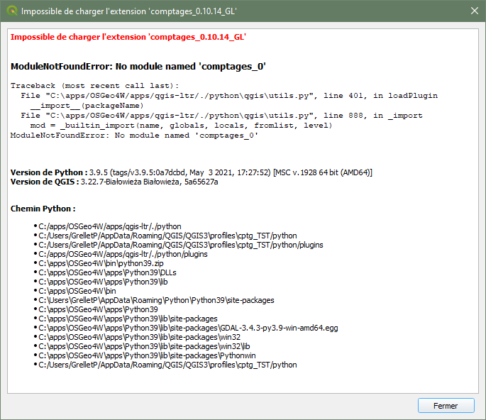 Version 0.10.14: erreur au chargement · Issue #255 · opengisch/OpenComptage · GitHub