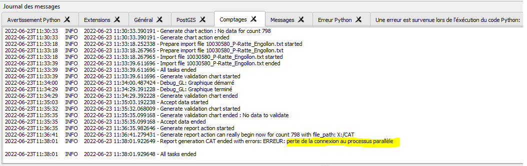 Perte de connexion · Issue #259 · opengisch/OpenComptage · GitHub