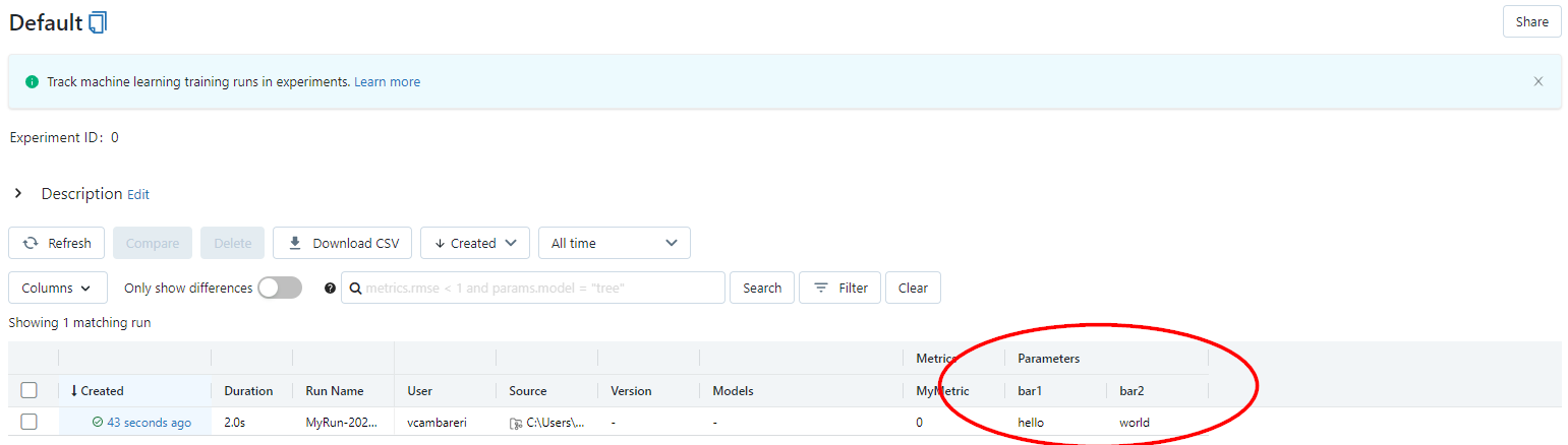 Remove entry point parameters from run · Issue #7400 · mlflow/mlflow · GitHub