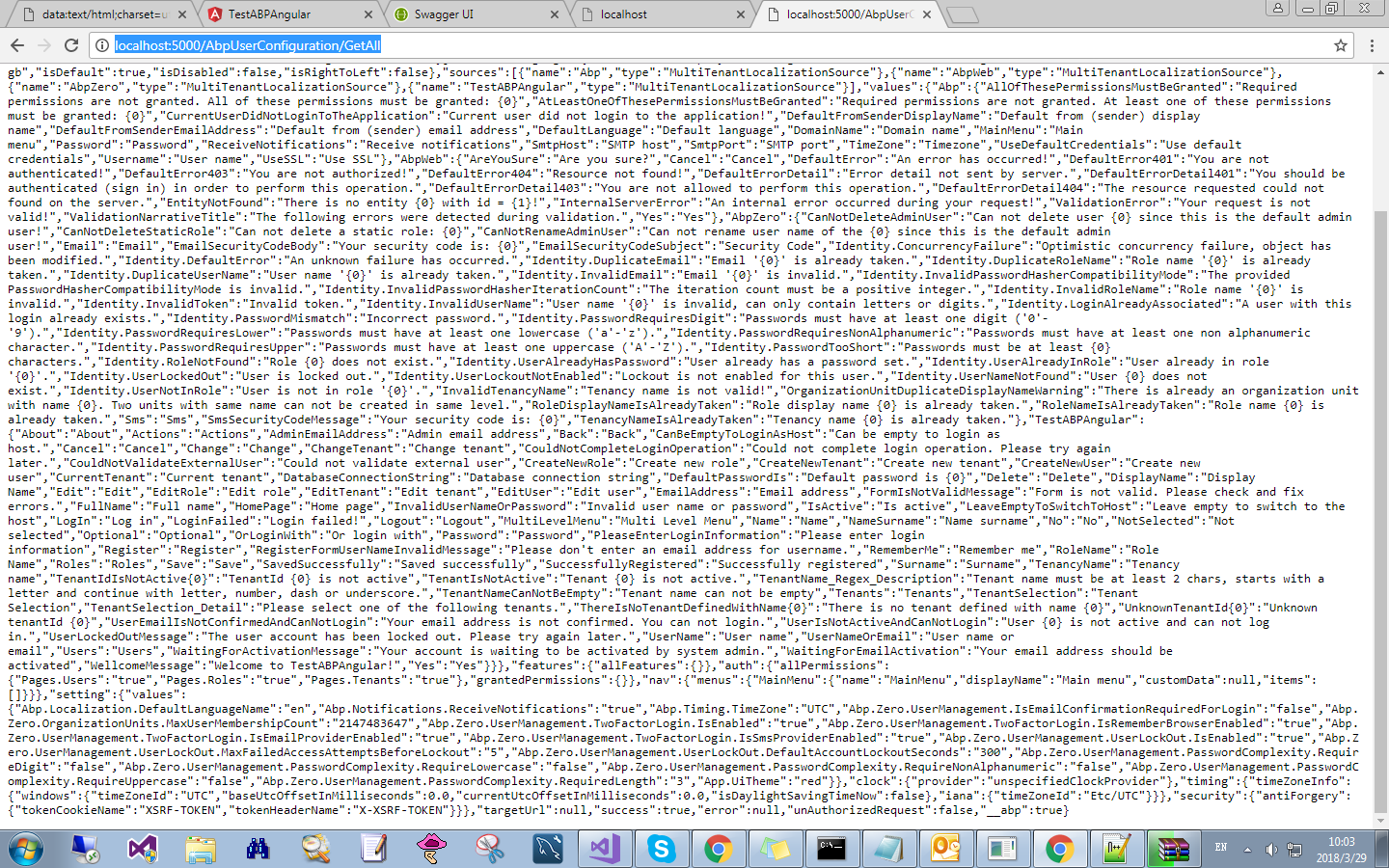 error detail not sent by server when application first run · Issue #3235 · aspnetboilerplate ...