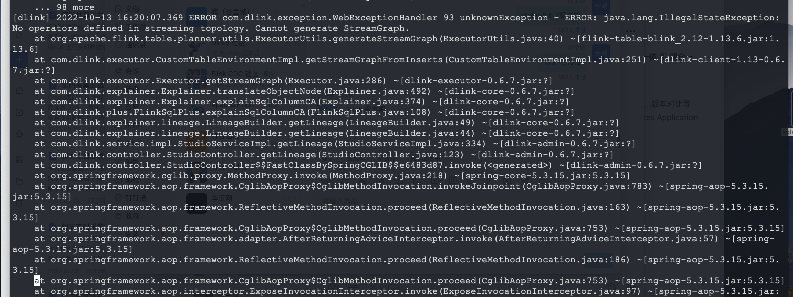 [Bug] [Module Name] Bug title 计算血缘失败 · Issue #1096 · DataLinkDC/dinky · GitHub