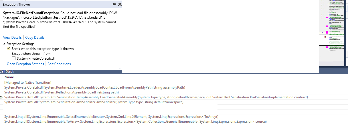 Tempassembly Not Found When Generating Xml Documents · Issue 28192 · Dotnetruntime · Github