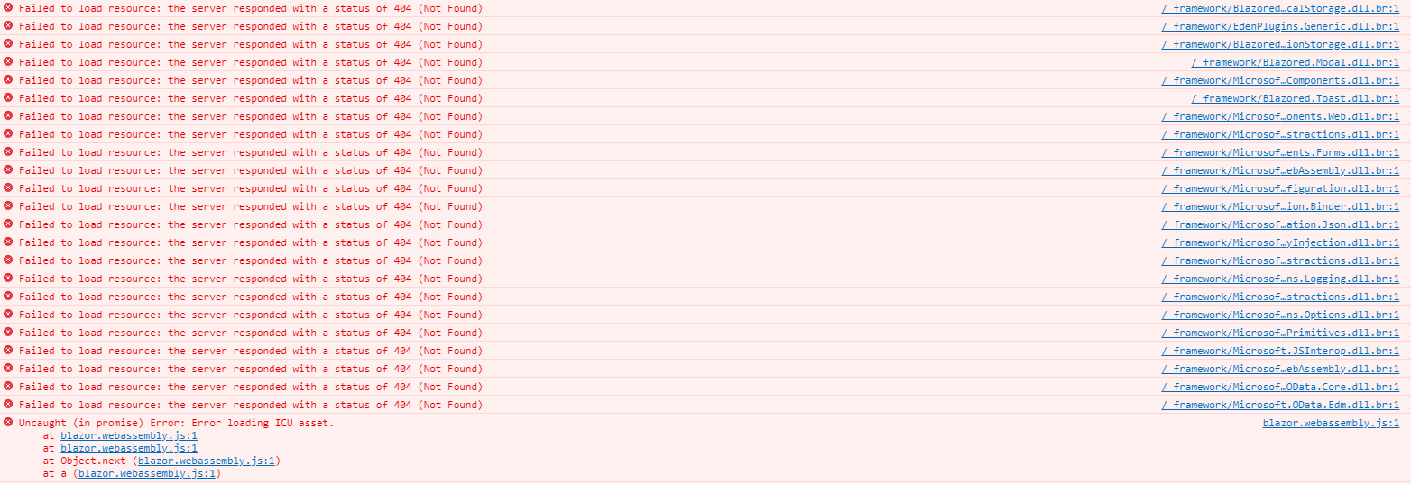 Publishing Blazor Wasm Net 5 On Iis Throws Not Found Errors With All