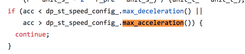 Dpstgraph What Is The Difference Of Maxacceleration From Vehicleparam And Dpstspeed 