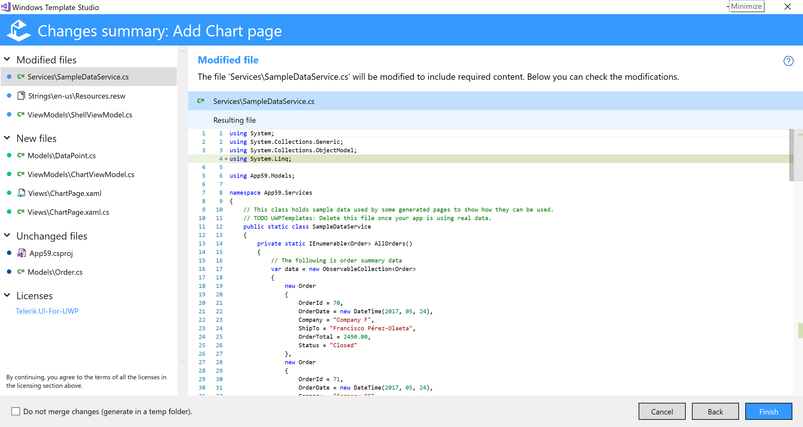 Increase code viewer FontSize · Issue #721 · microsoft/TemplateStudio ...