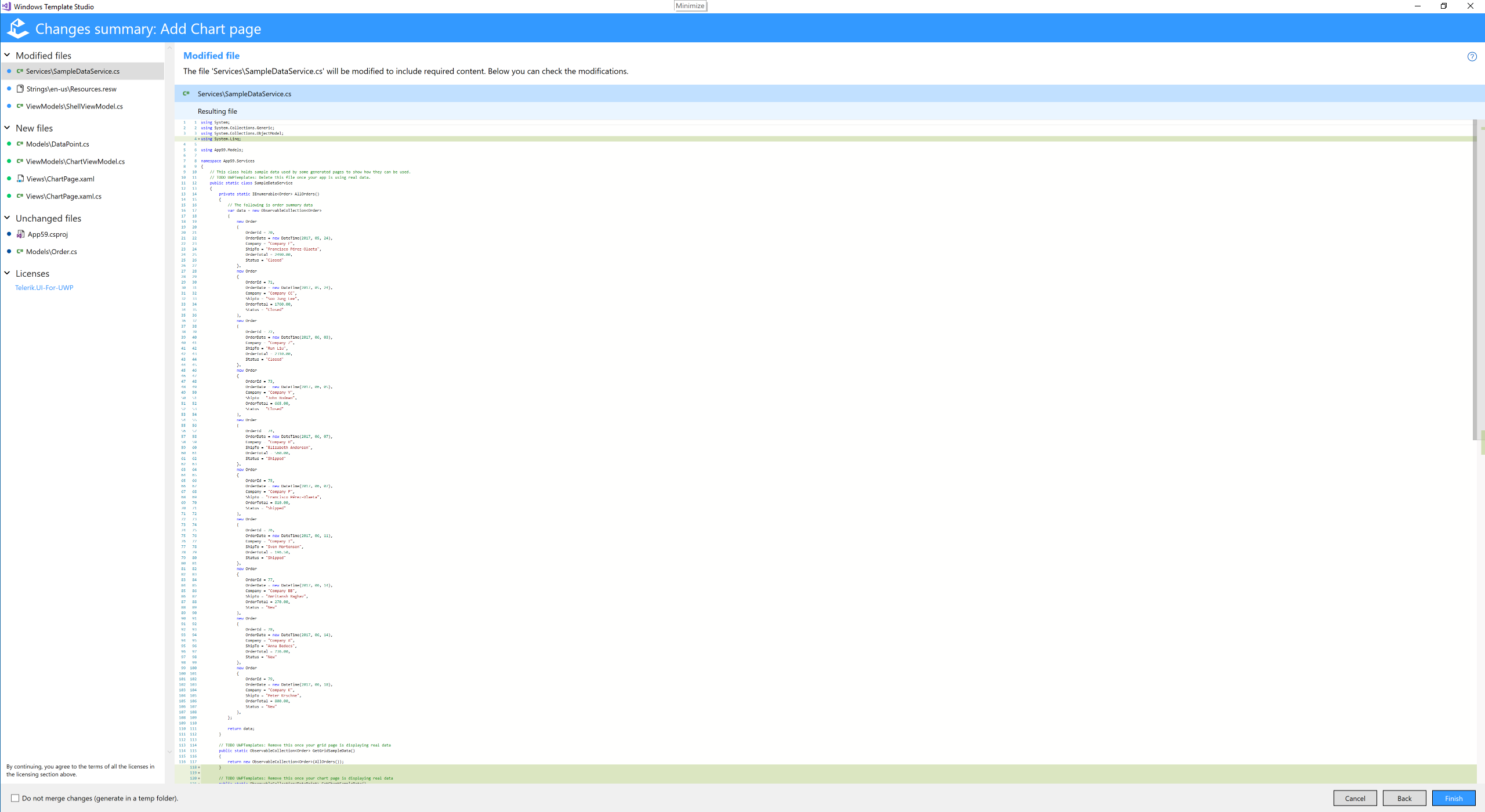 Increase code viewer FontSize · Issue #721 · microsoft/TemplateStudio ...