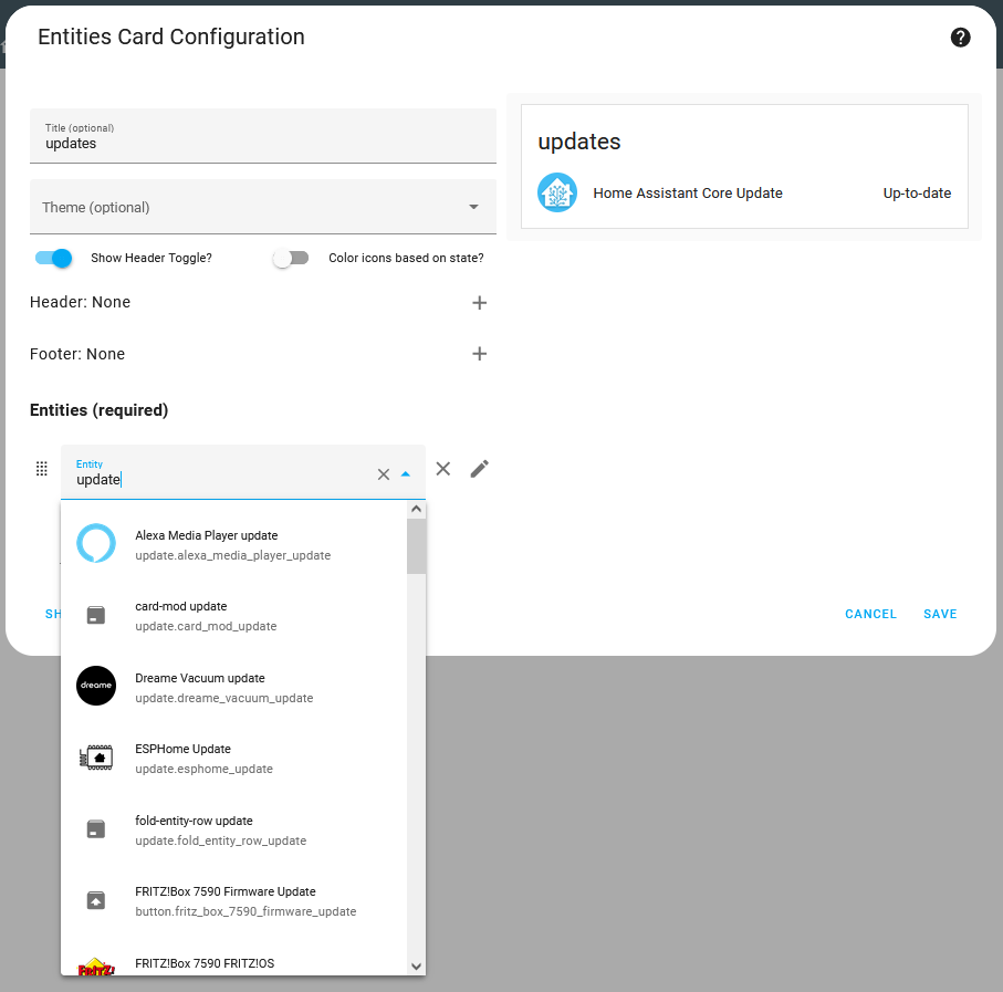 Icon Colors For Update Sensors Are Not Working · Issue 14822 · Home Assistantfrontend · Github