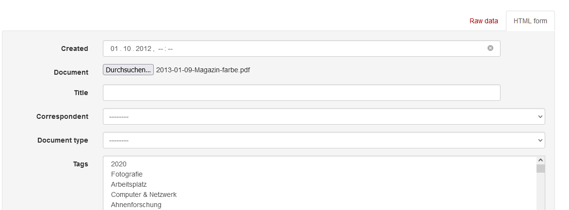 file upload with option "Created at" shows error · Issue #72 · astubenbord/paperless-mobile · GitHub