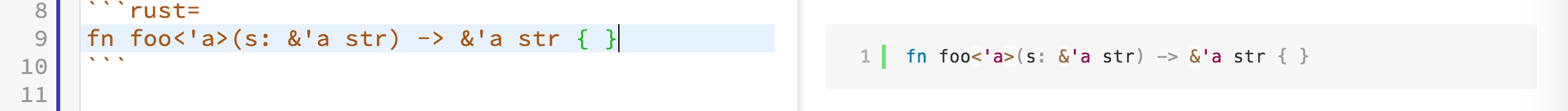 code highlight for Rust is not correct · Issue #45 · hackmdio/hackmd-io-issues · GitHub